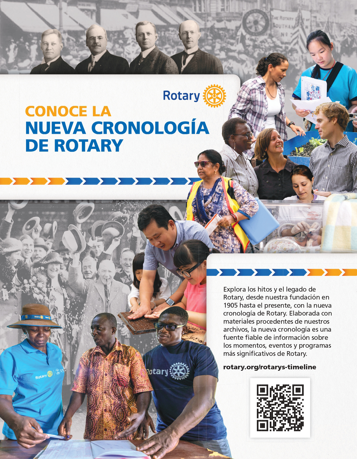 CONOCE LA NUEVA CRONOLOGÍA DE ROTARY | Revista Colombia Rotaria